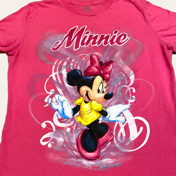 Disney | Tops | Y2k Pink Classic Disney Minnie Mouse Tee | Poshmark